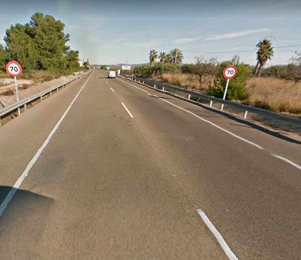 Radar fijo carretera N-340. Cabanes, Castellón. Mapa Radares dgt - Mapa ...